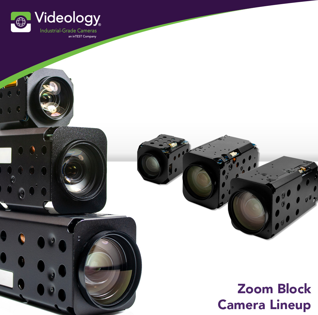 comparison of Videology zoom block camera lineup
